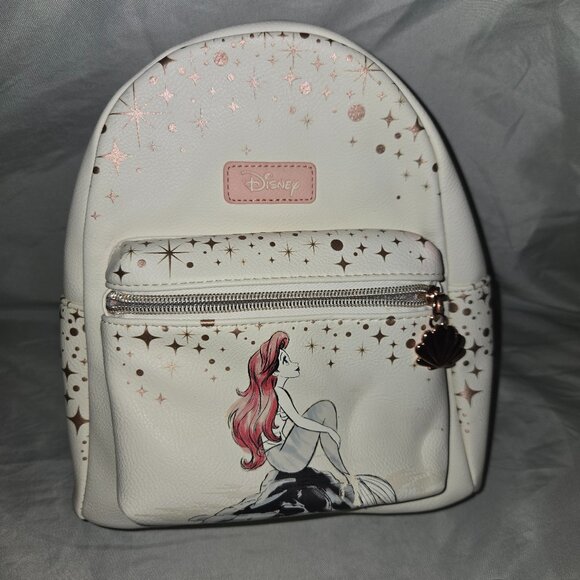 Bags | Disney The Little Mermaid Ariel Rose Gold Mini Backpack | Poshmark
